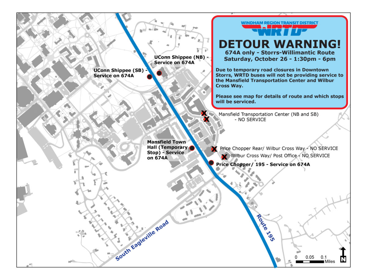 Posters on the buses – Windham Region Transit District