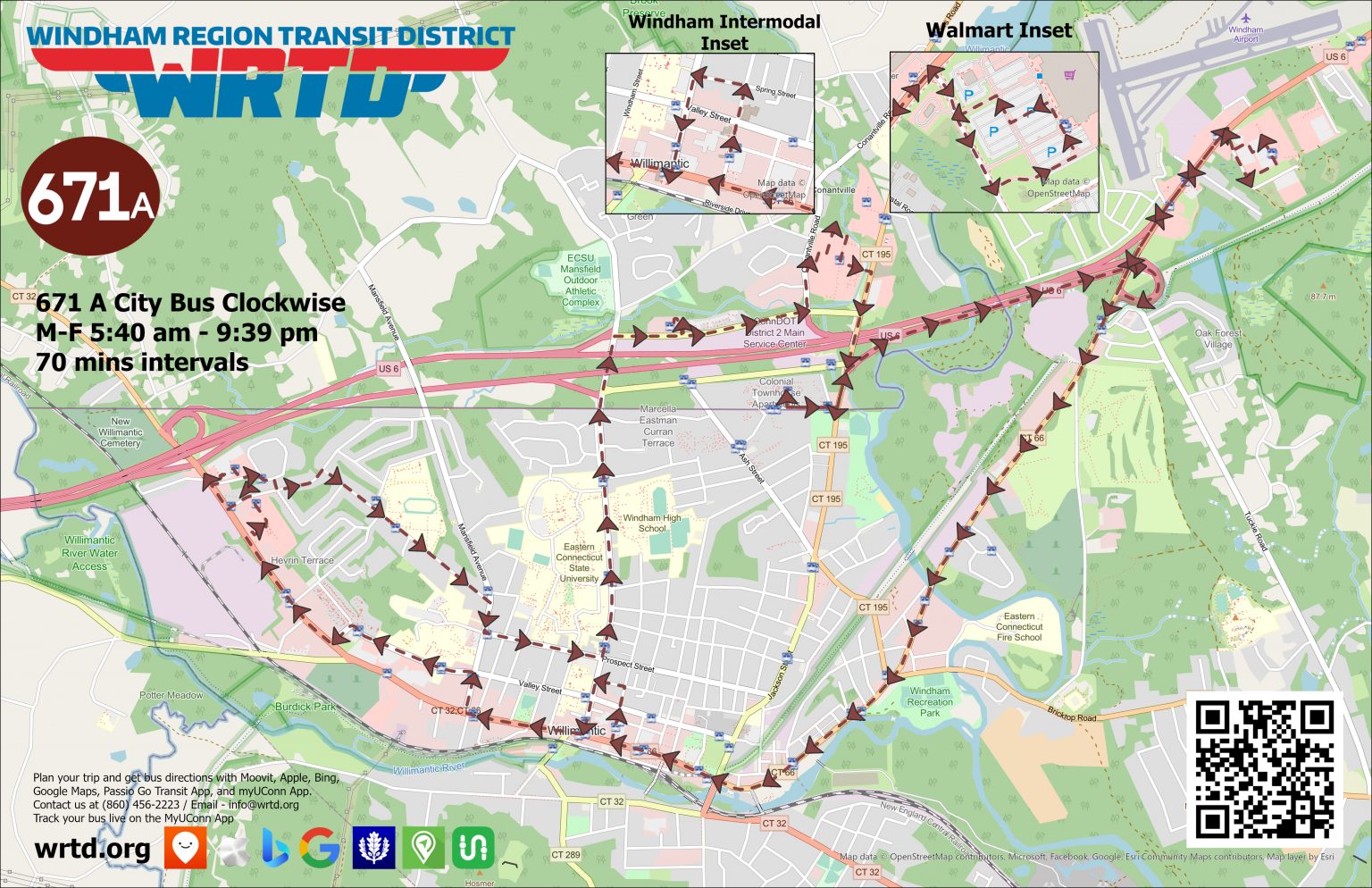671 A/B City Bus – Windham Region Transit District