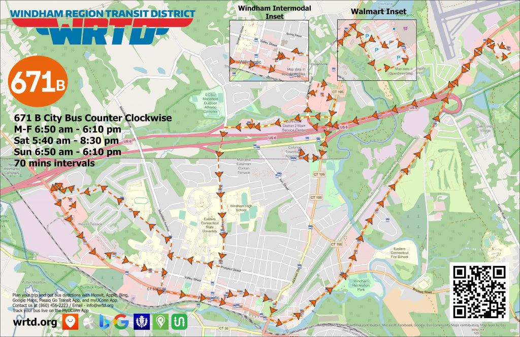 671 A/B City Bus – Windham Region Transit District